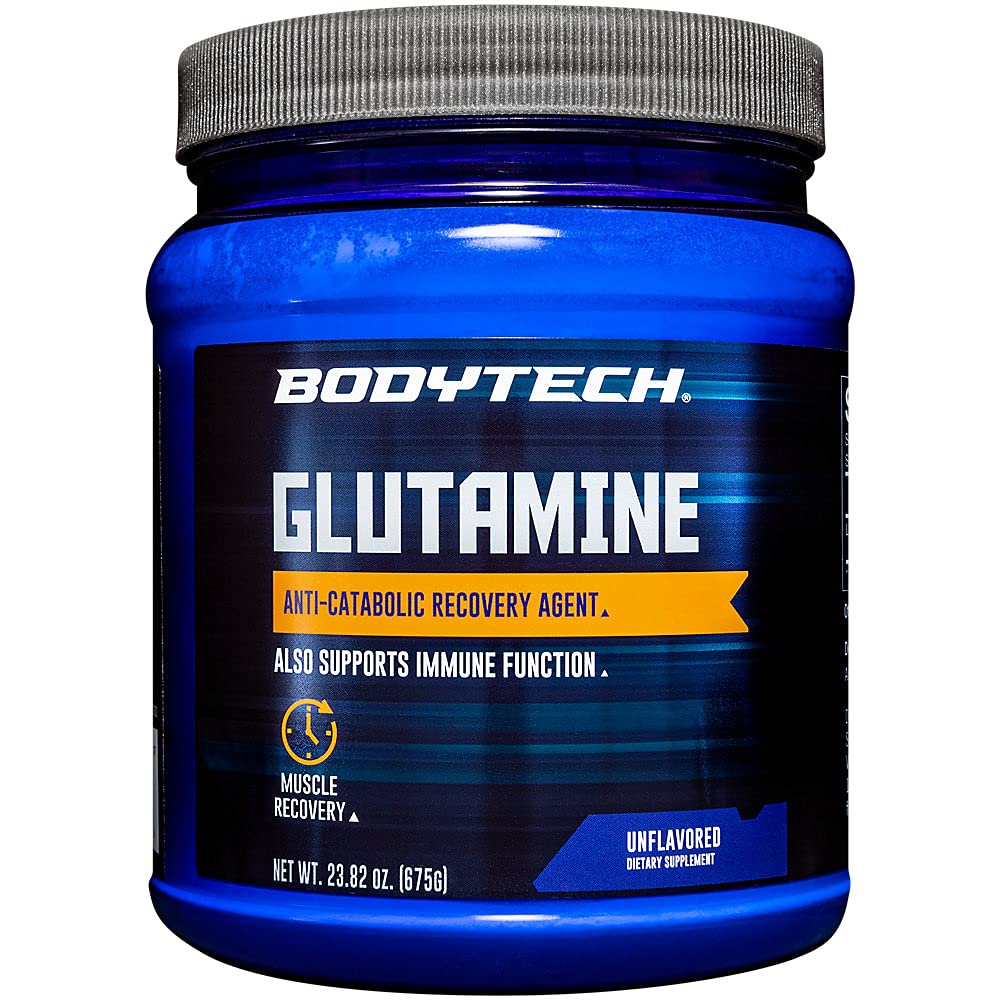 unflavored l-glutamine powder supplement
