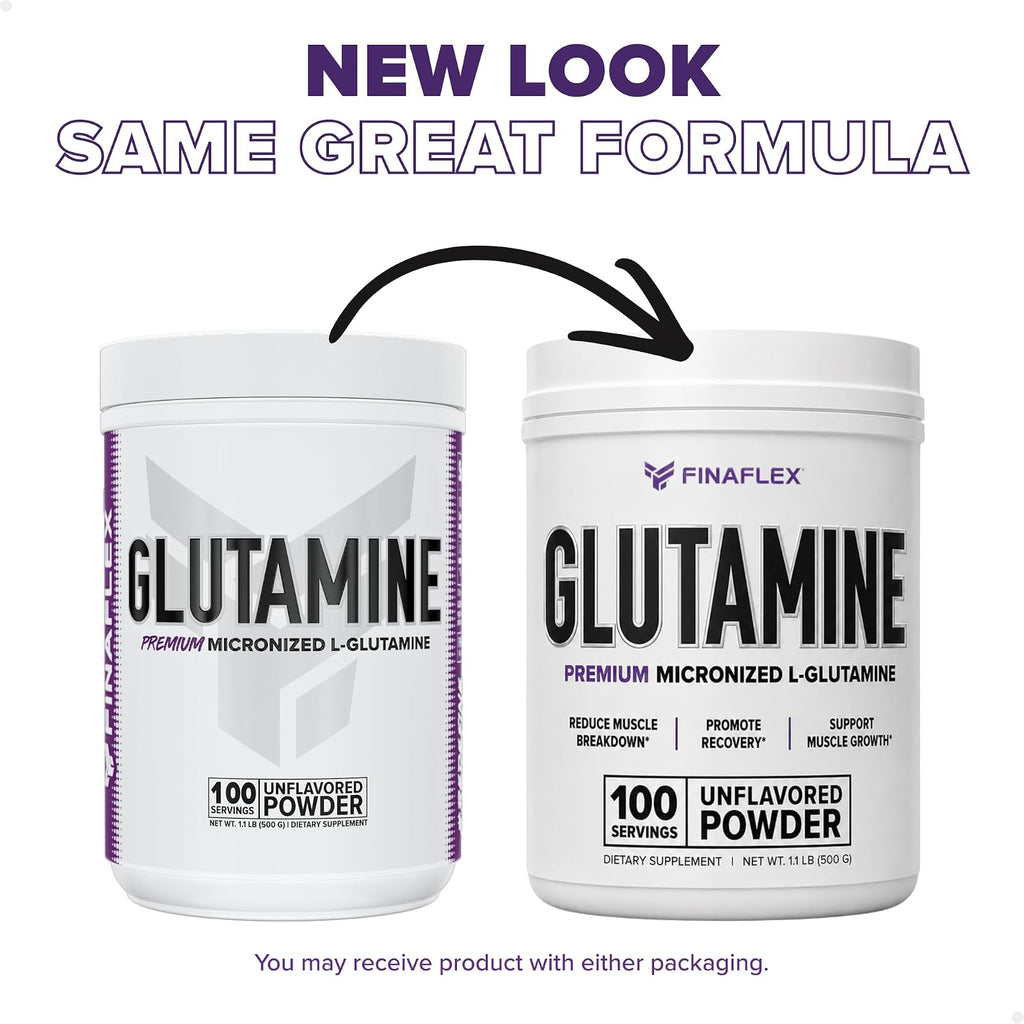 unflavored l-glutamine powder supplement