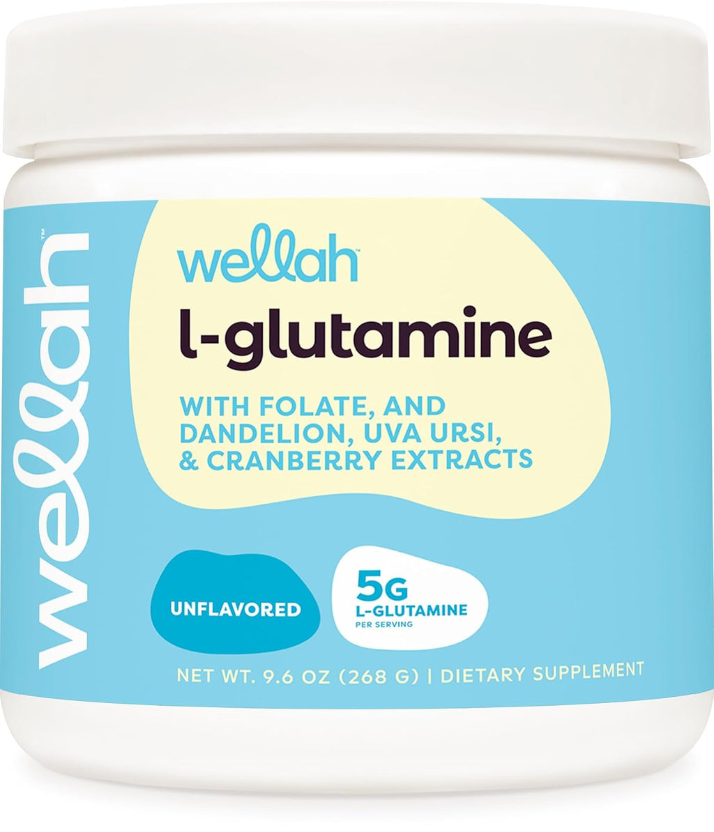 unflavored l-glutamine powder supplement
