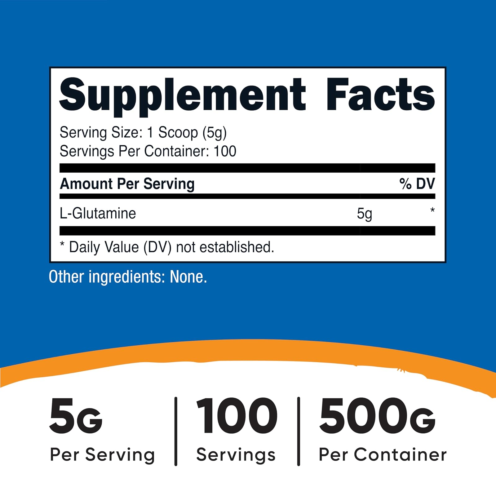 unflavored l-glutamine supplement for athletes