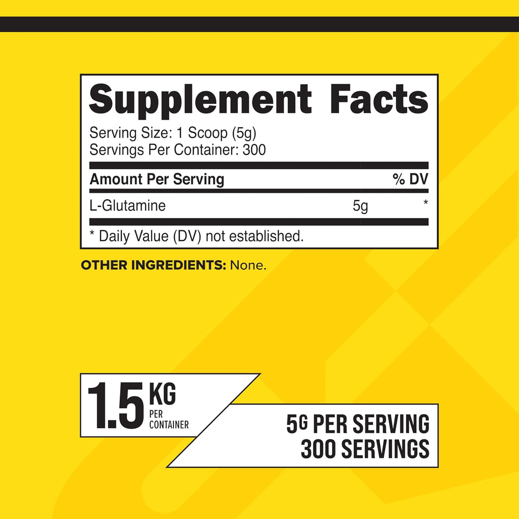 unflavored l-glutamine supplement for athletes