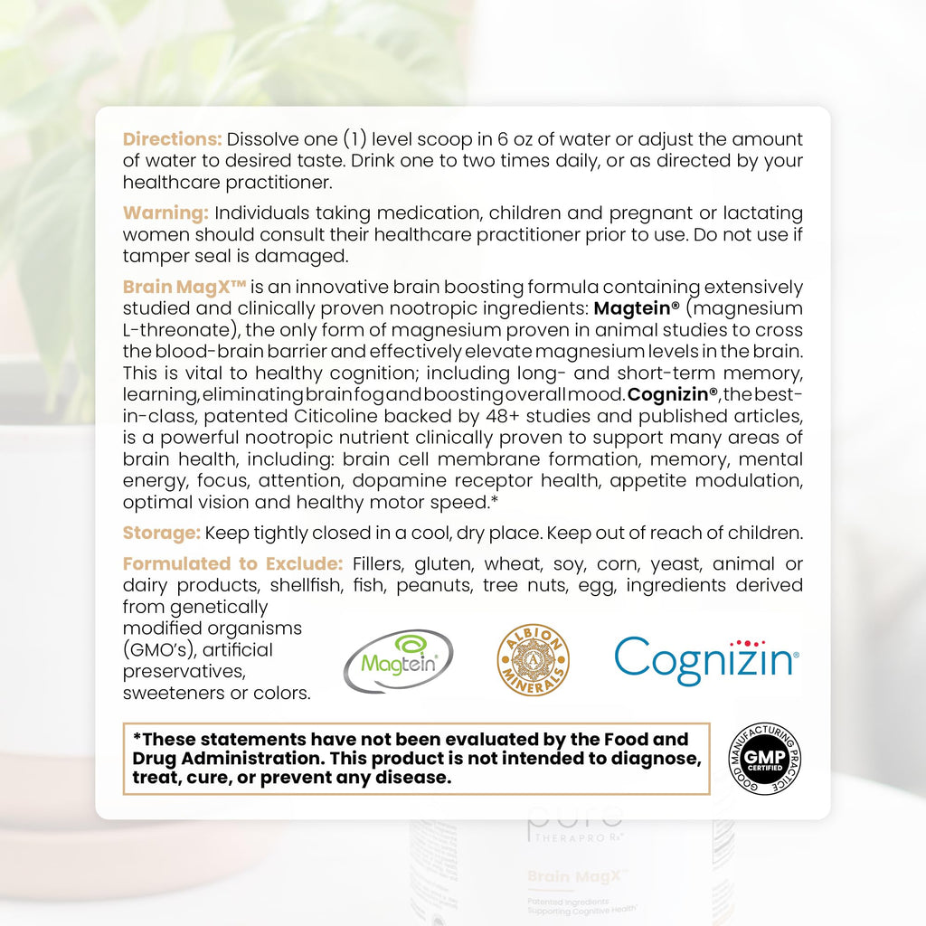 Unflavored magnesium for easy mixing
