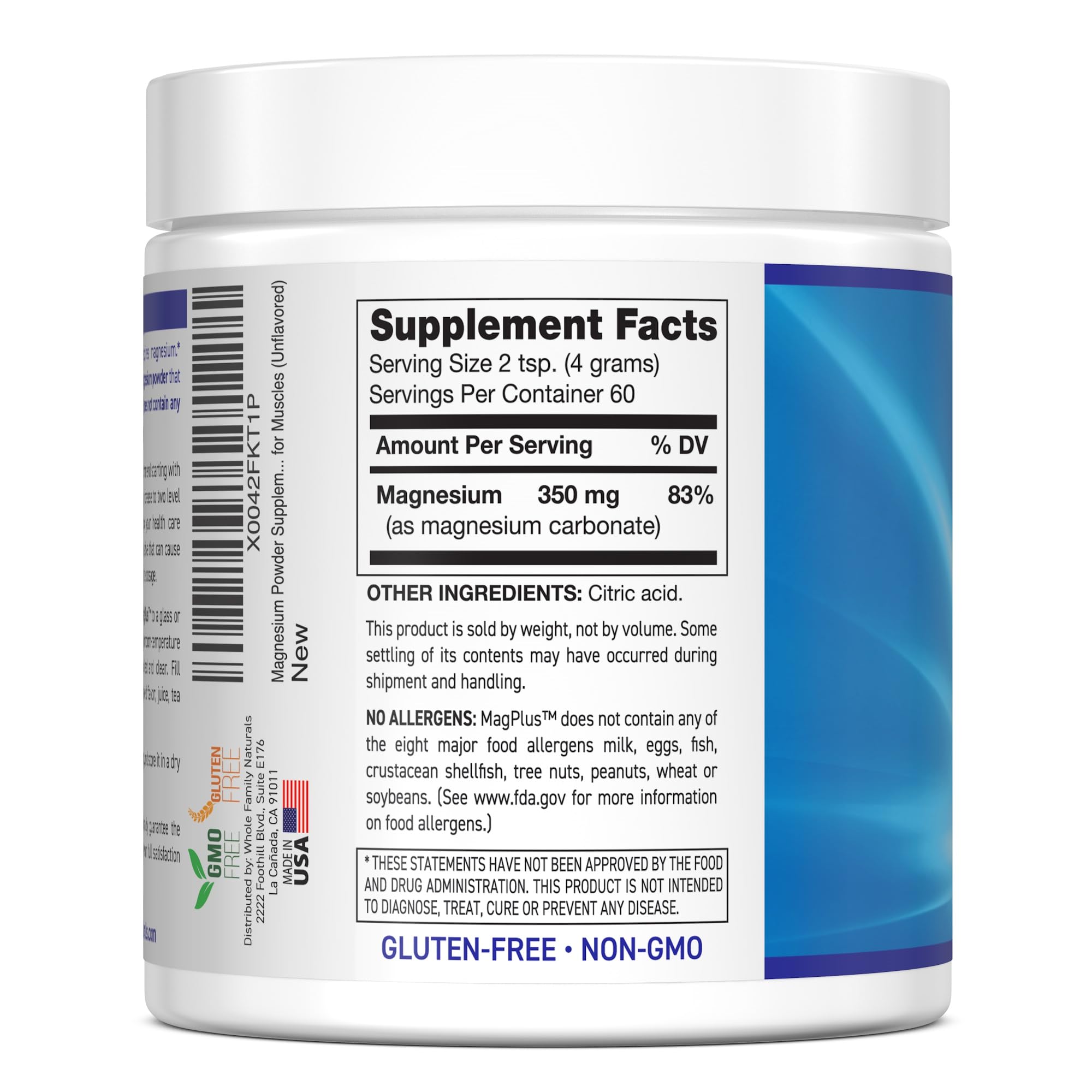 unflavored magnesium for sleep aid