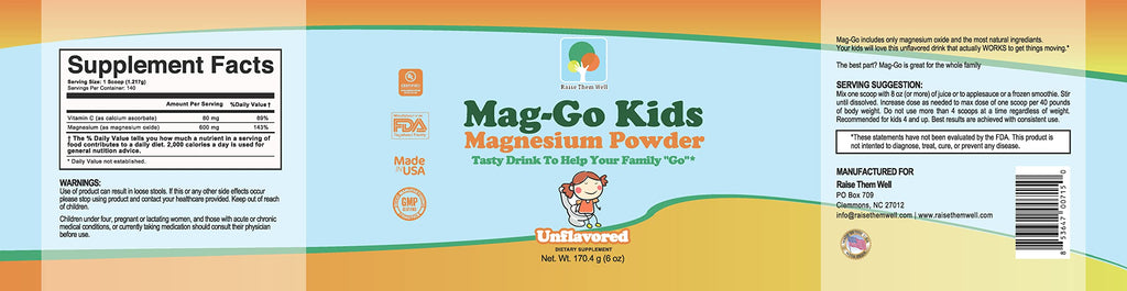 unflavored magnesium powder for kids