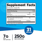 unflavored magnesium supplement for energy