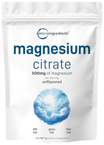 Unflavored magnesium supplement for wellness
