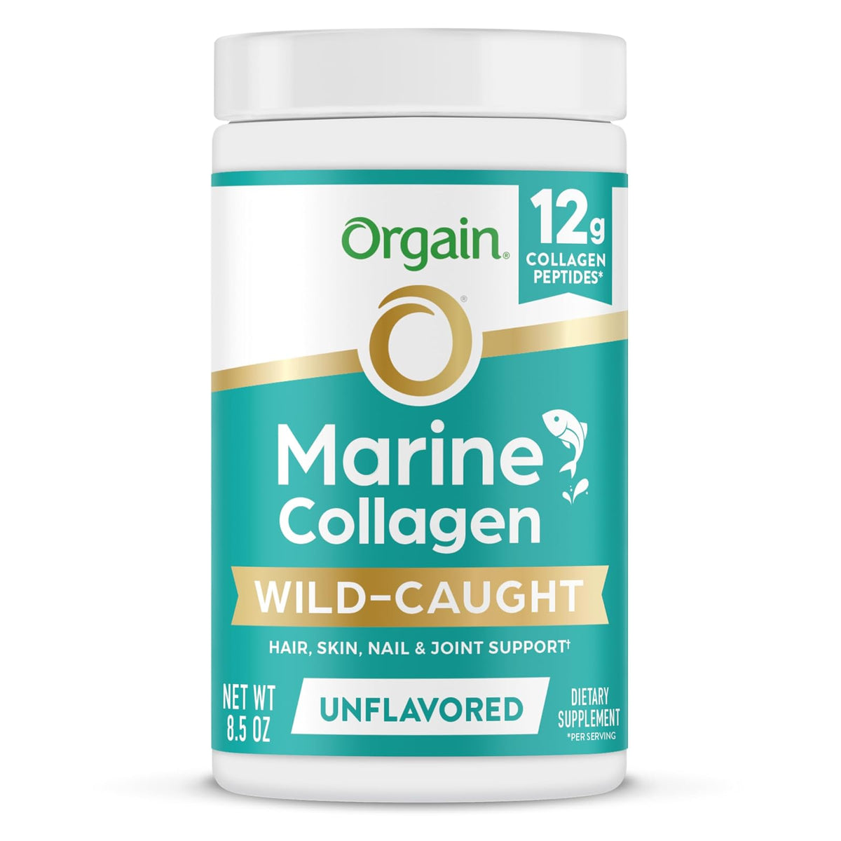unflavored marine collagen peptides powder