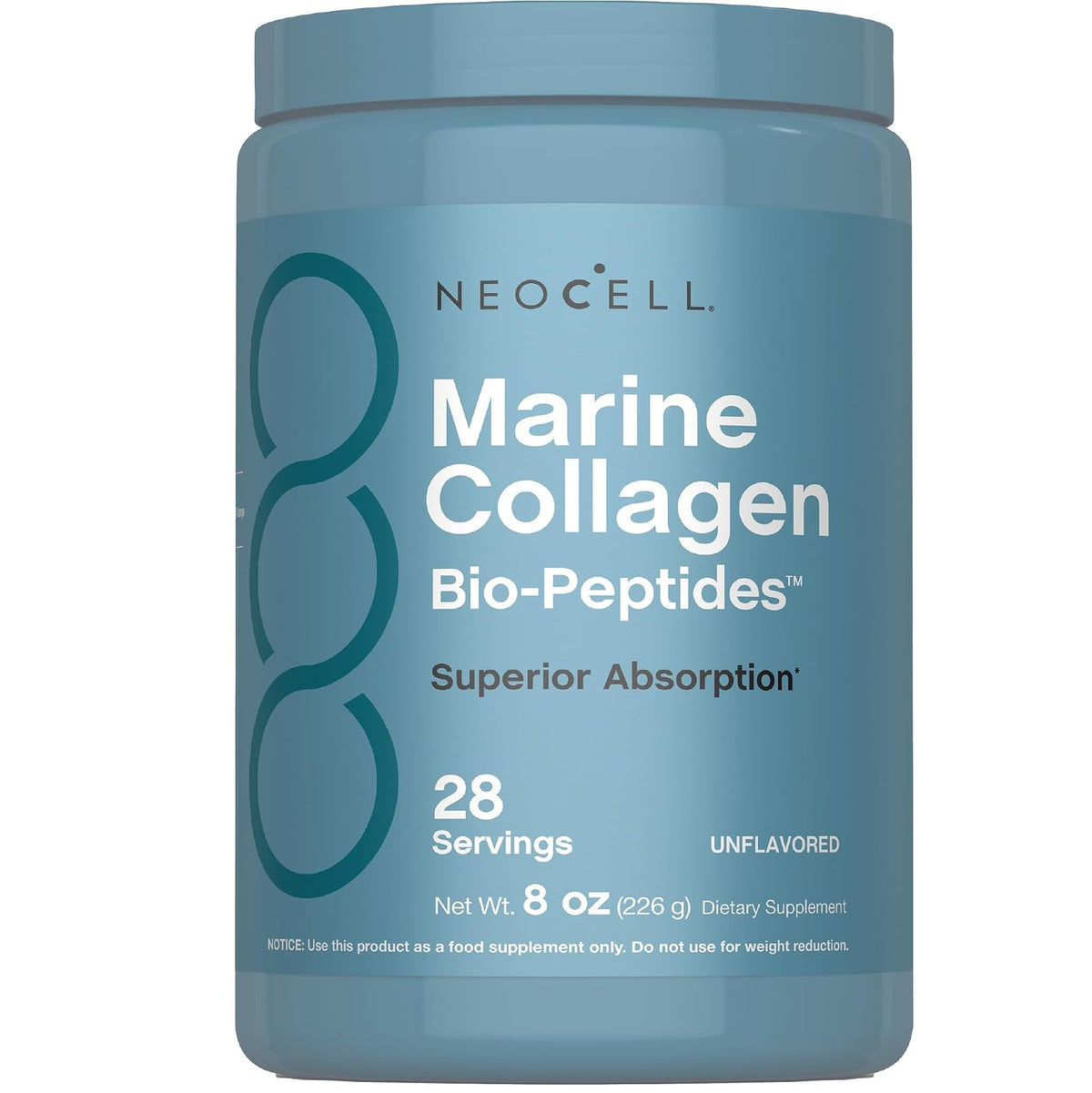 unflavored marine collagen peptides powder