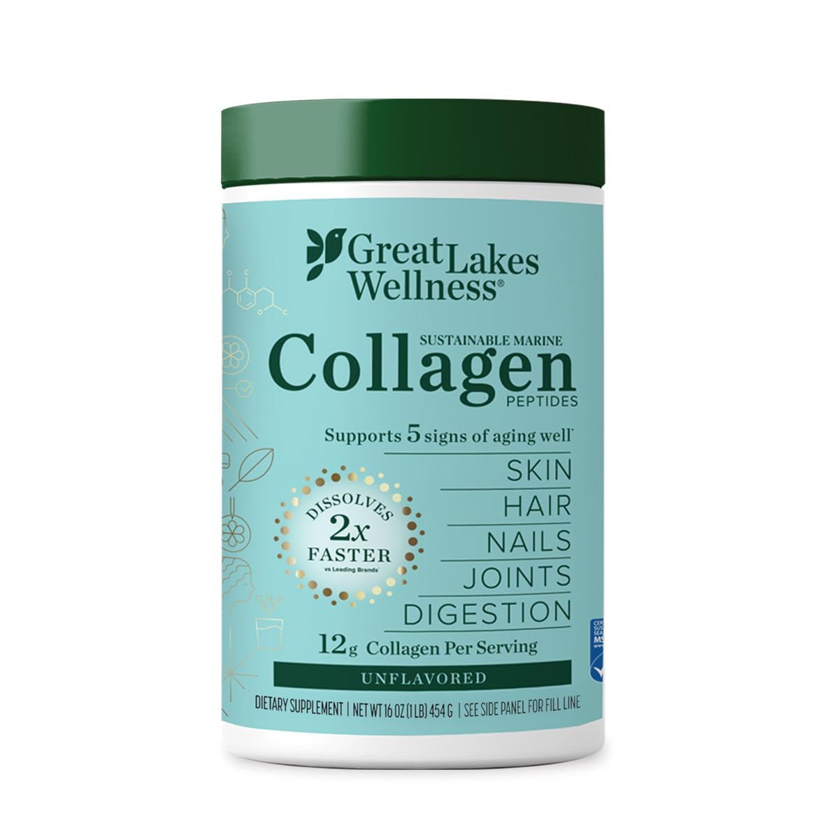 unflavored marine collagen peptides