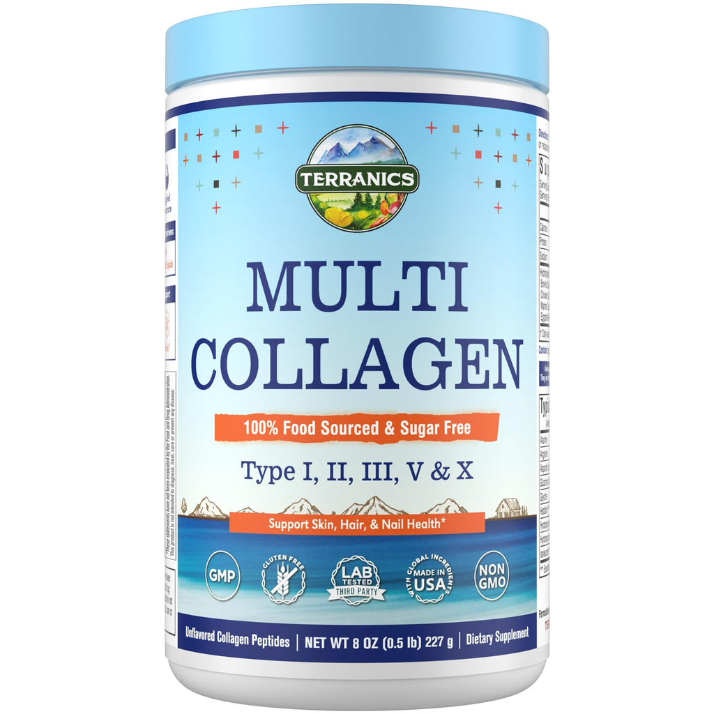 unflavored multi collagen peptides powder