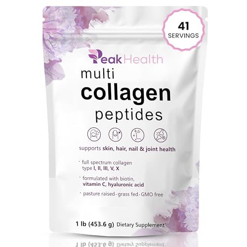 unflavored multi collagen peptides powder