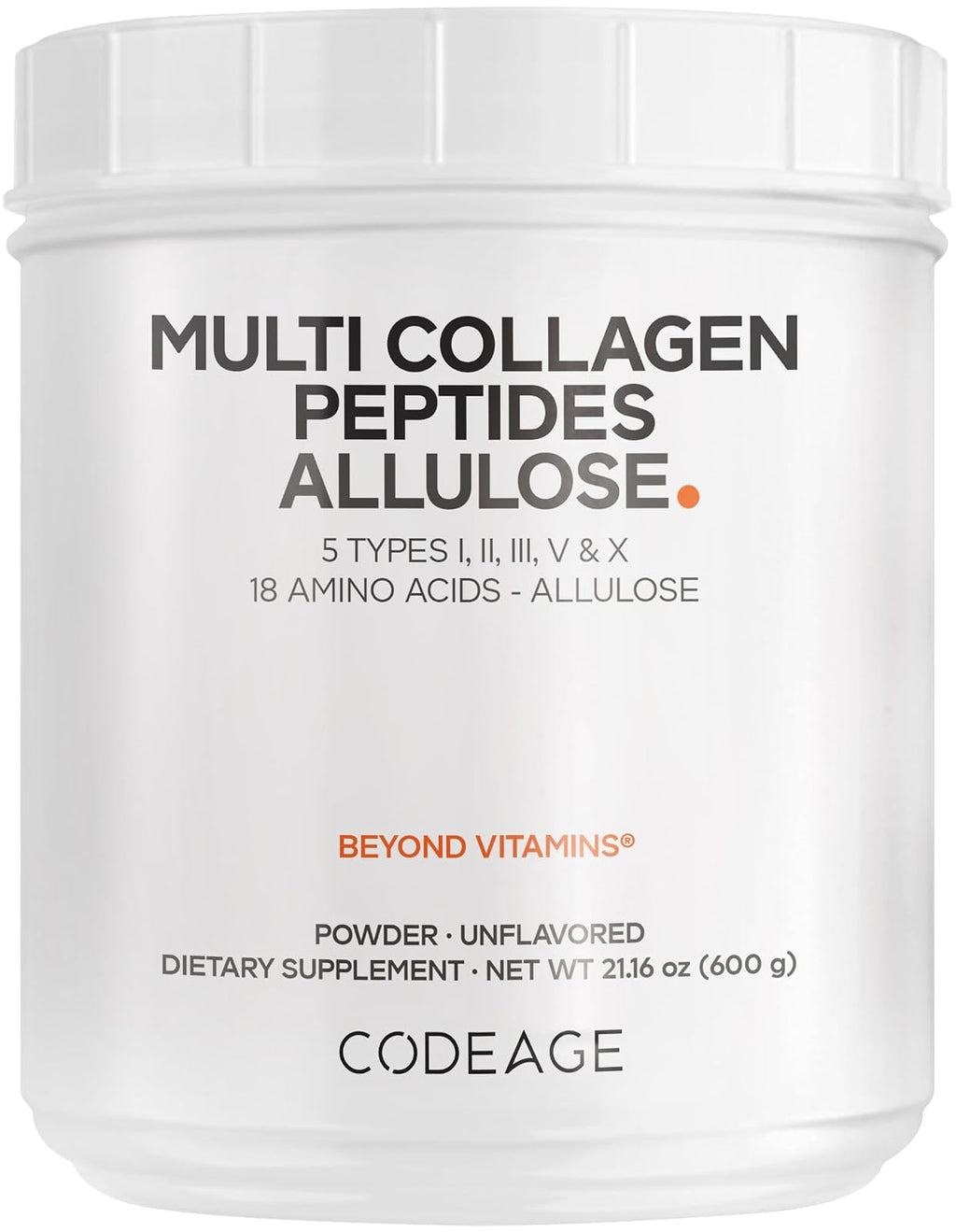 unflavored multi collagen peptides powder