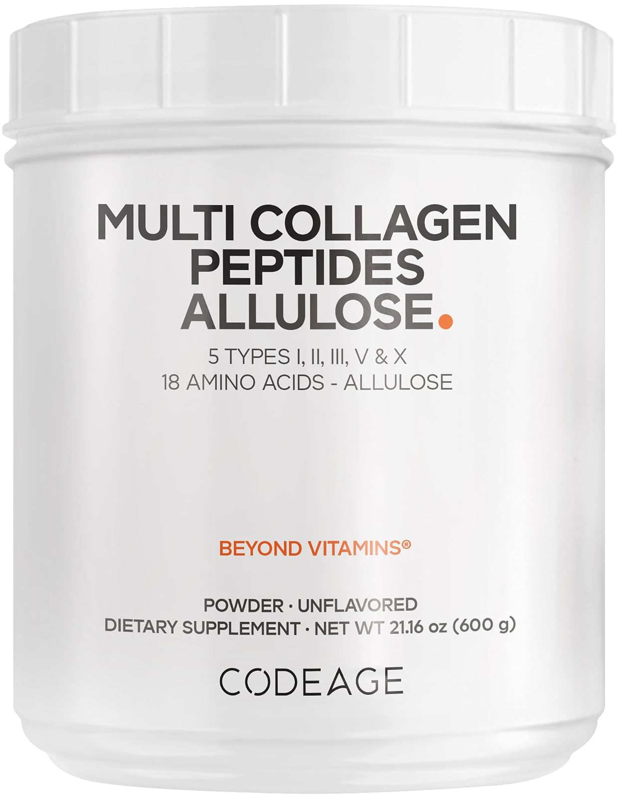 unflavored multi collagen peptides powder