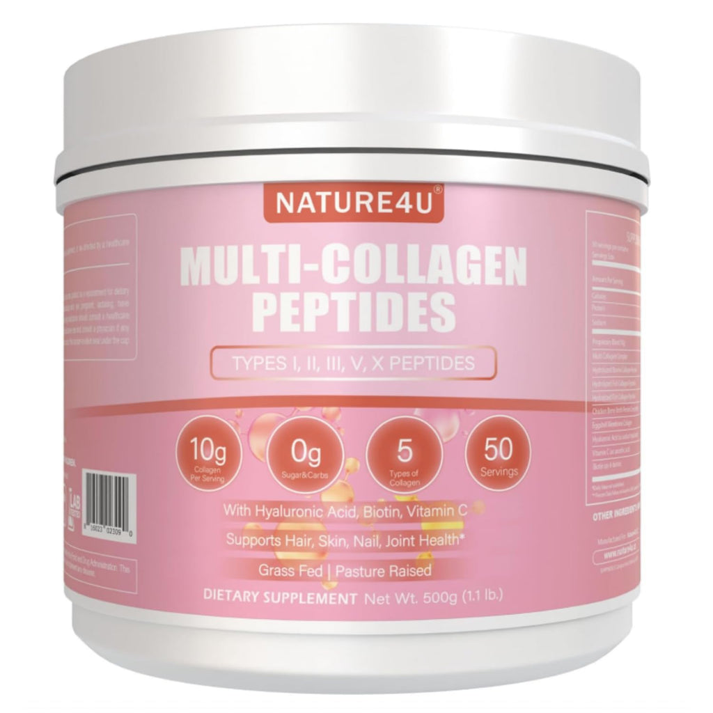 unflavored multi collagen peptides powder
