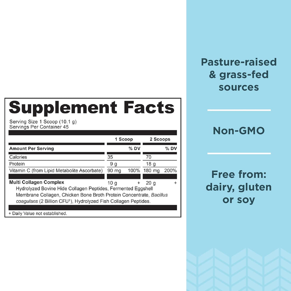 unflavored multi collagen protein benefits