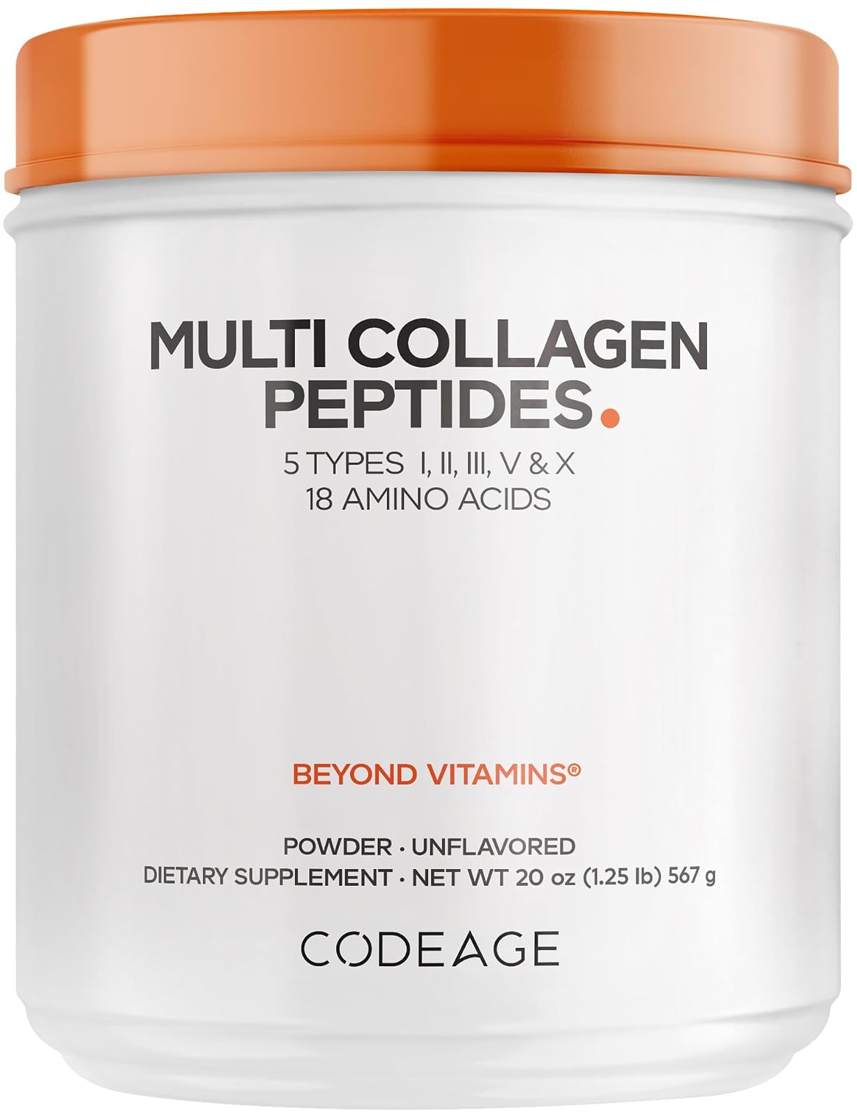 unflavored multi collagen protein powder