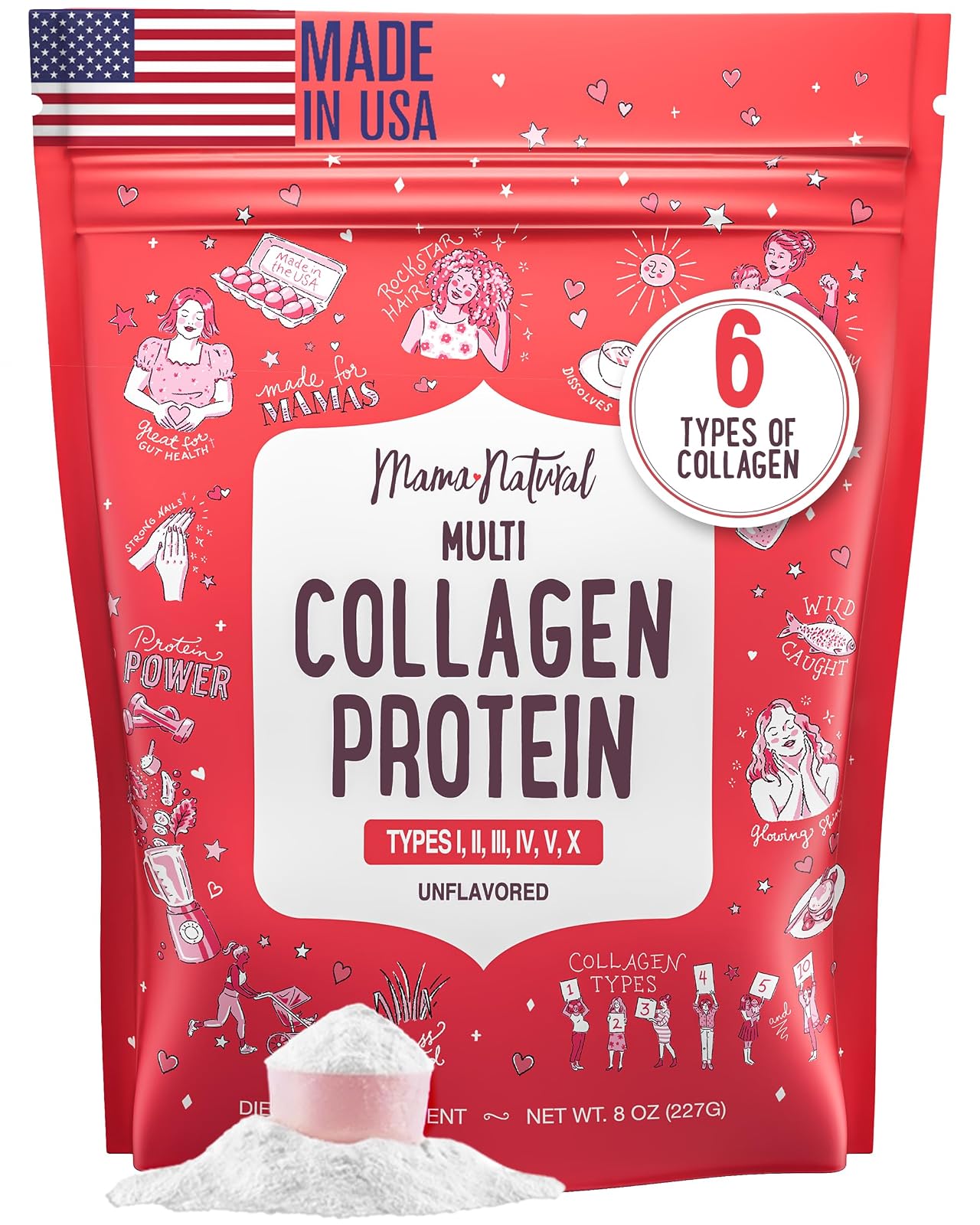 unflavored multi collagen protein powder