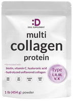 unflavored multi collagen protein powder