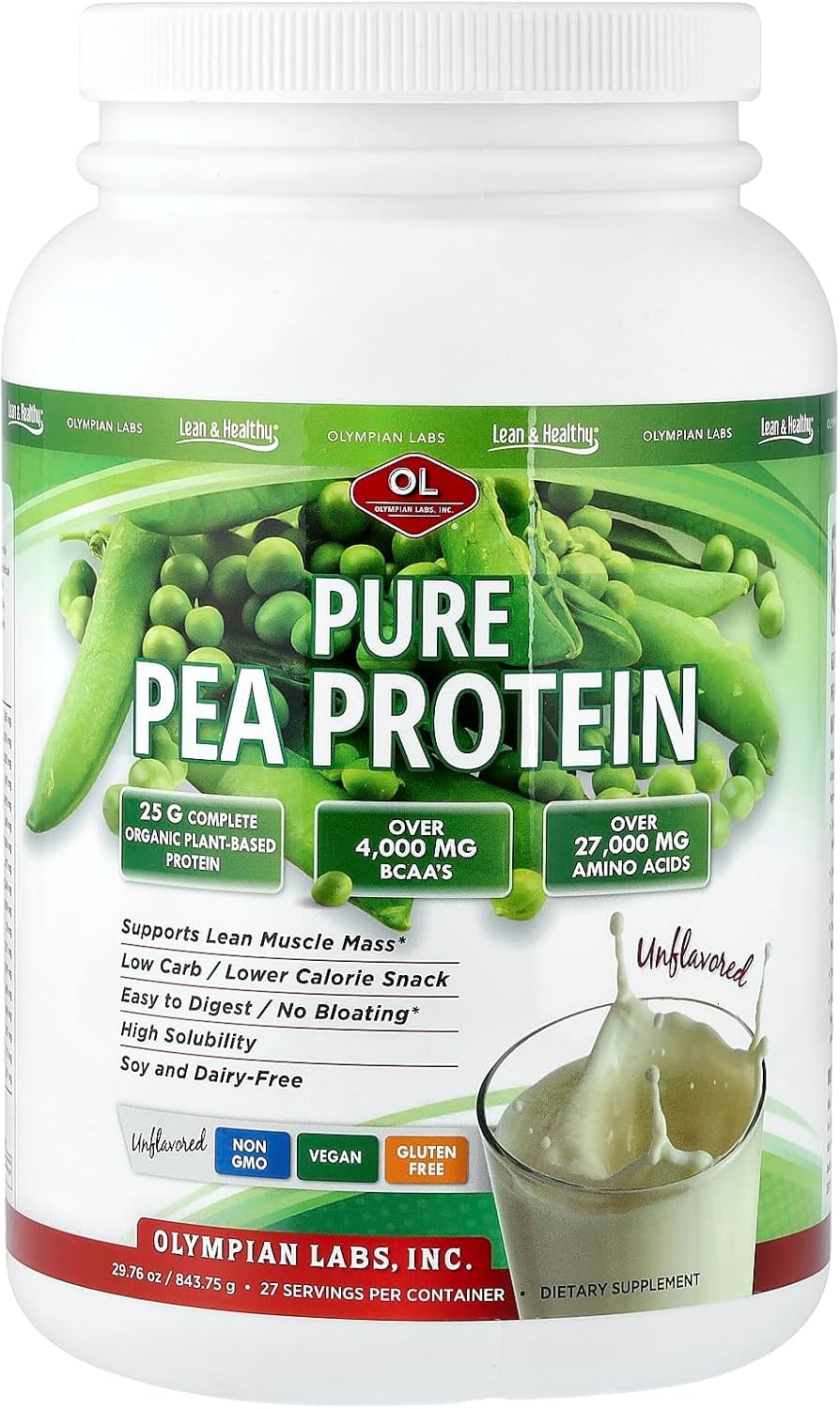 unflavored pea protein powder