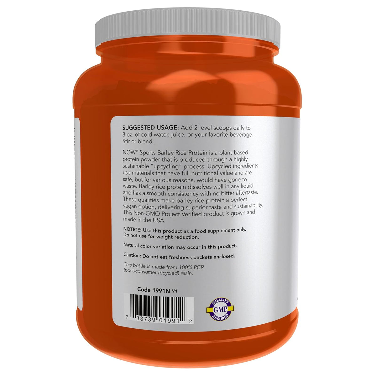 unflavored plant based protein option