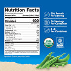 unflavored plant based protein powder