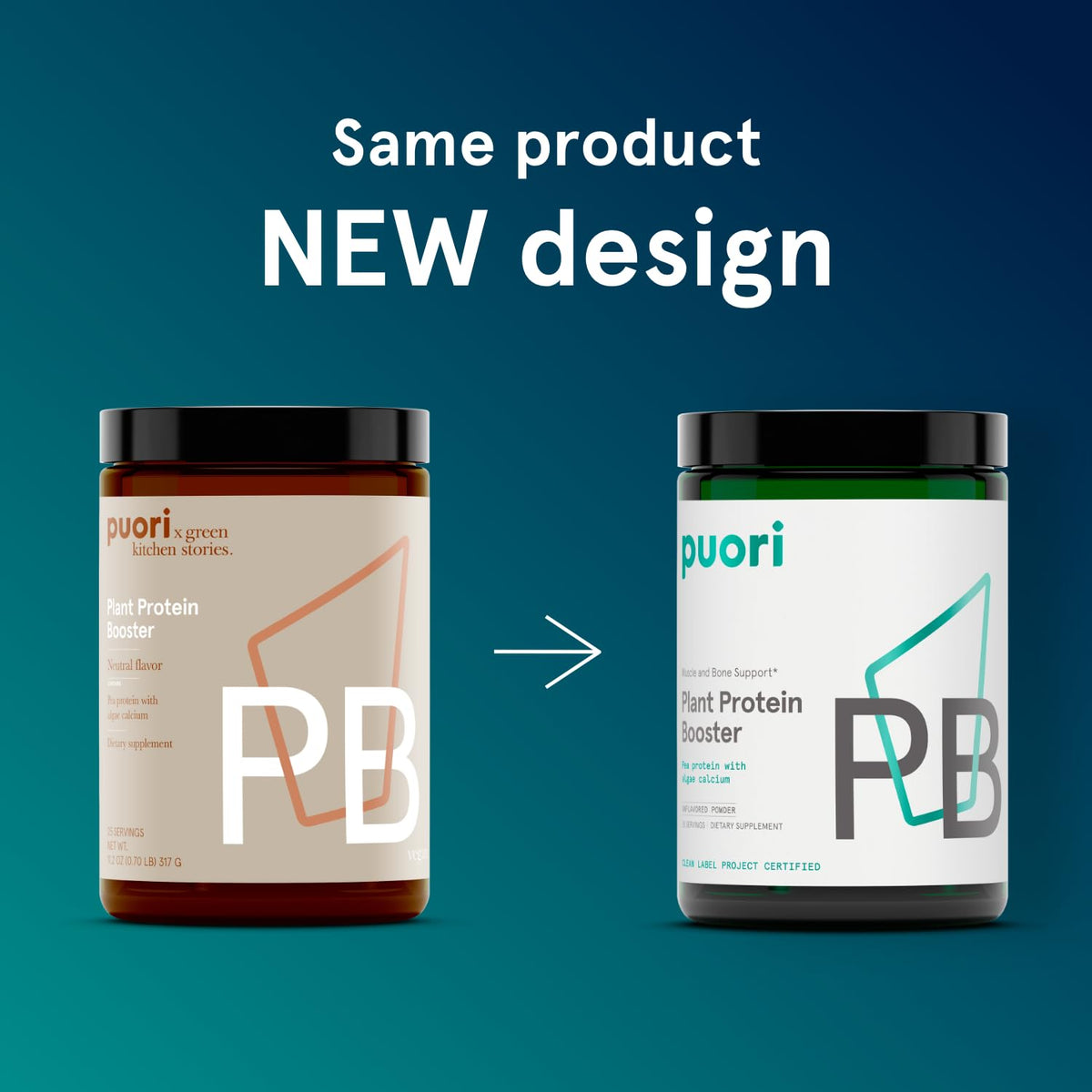 unflavored plant based protein powder