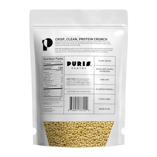 unflavored plant protein crisps