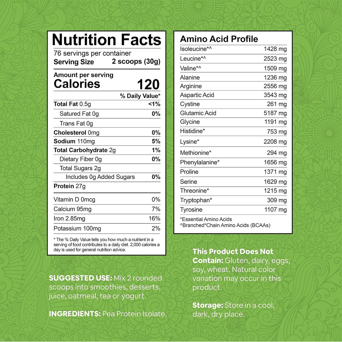 unflavored plant protein for baking