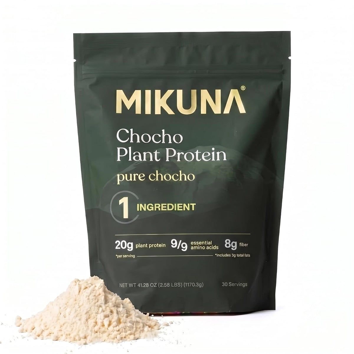 unflavored plant protein powder