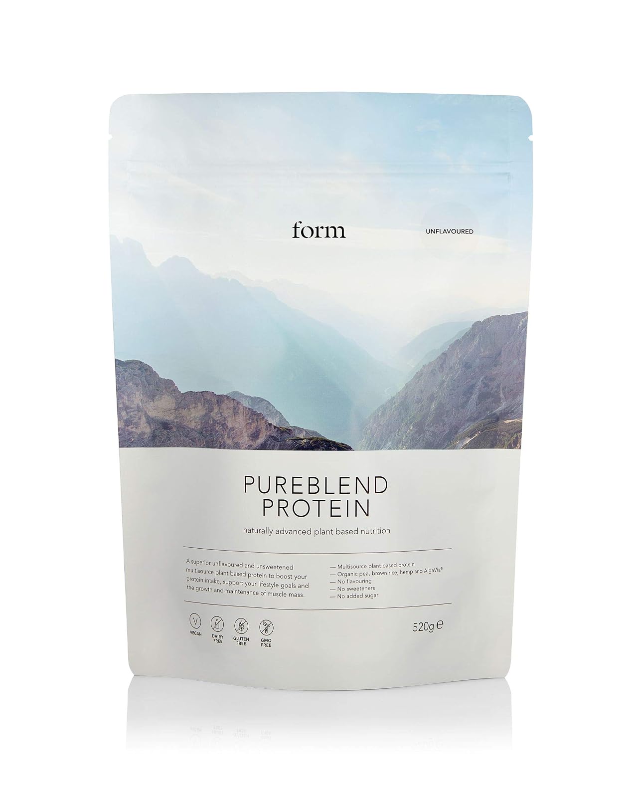 unflavored plant protein powder