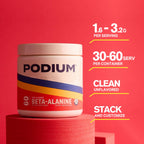 Unflavored pre-workout supplement from Podium