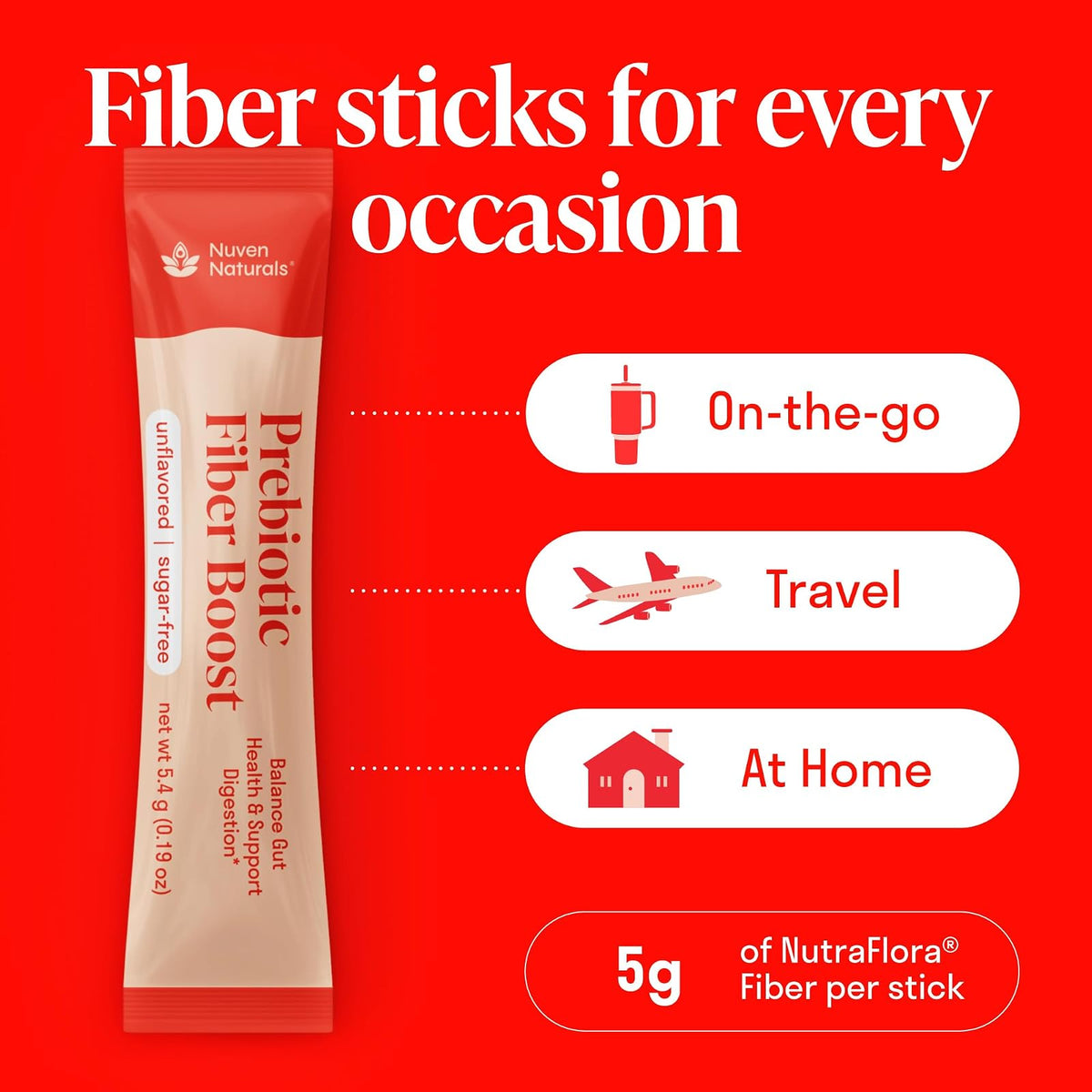 unflavored prebiotic fiber powder
