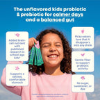 unflavored probiotics for children's gut health