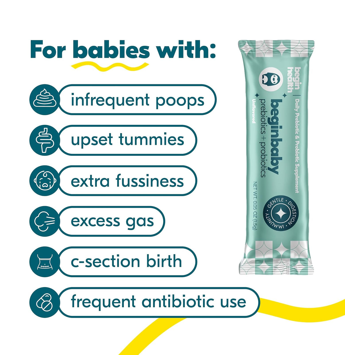 unflavored probiotics for digestive support