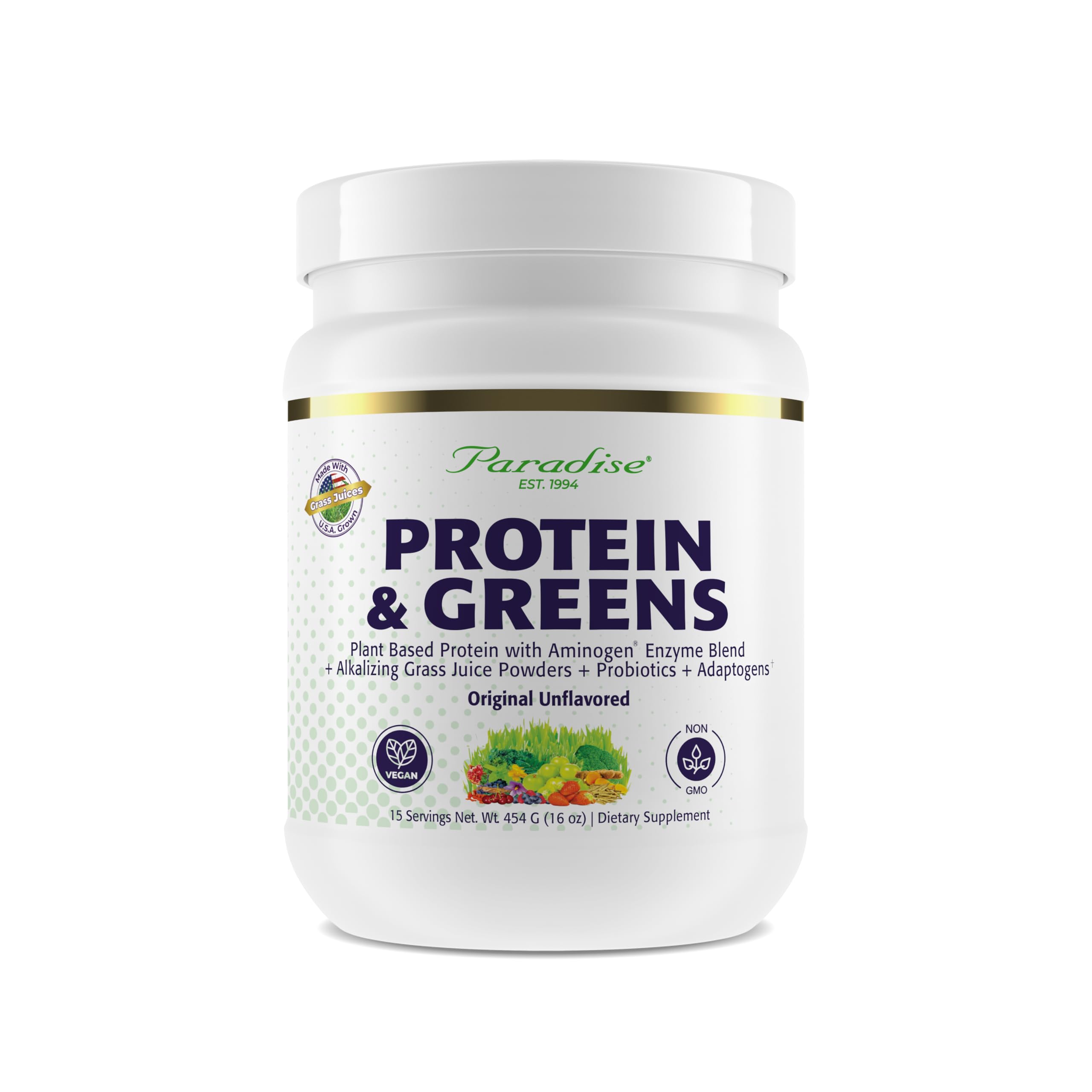 unflavored protein greens powder