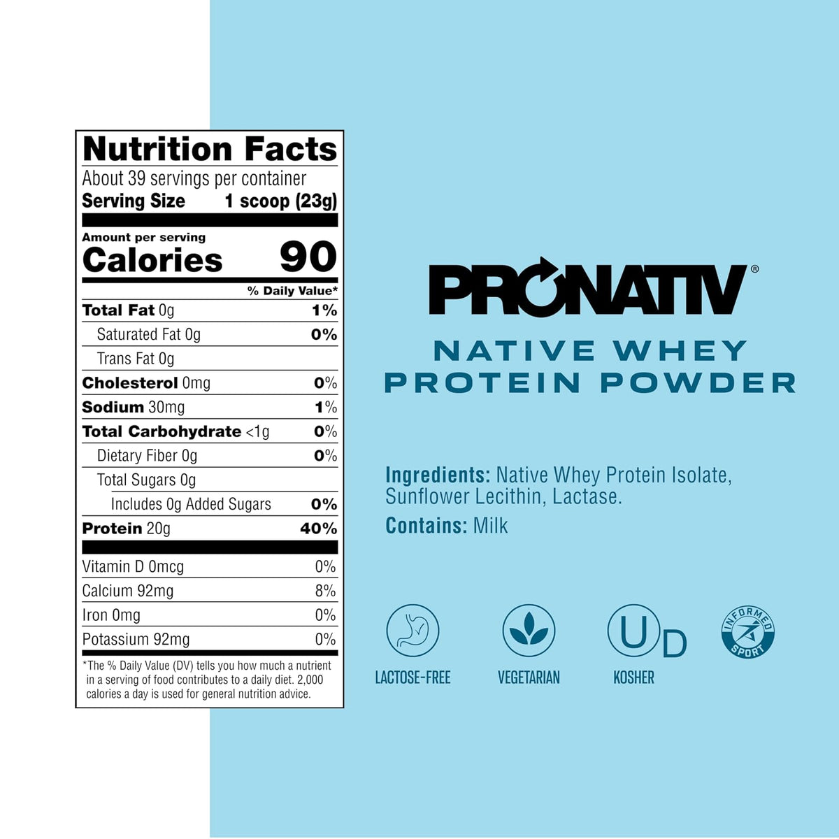unflavored protein powder for smoothies