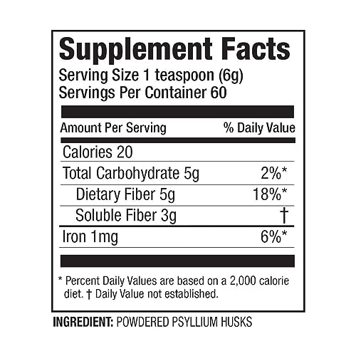 unflavored psyllium for versatile use