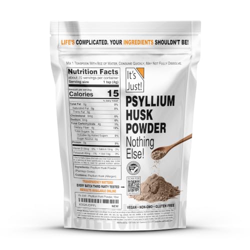 unflavored psyllium husk supplement