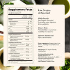 unflavored raw greens powder for smoothies