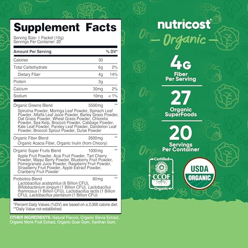 unflavored super greens stickpacks