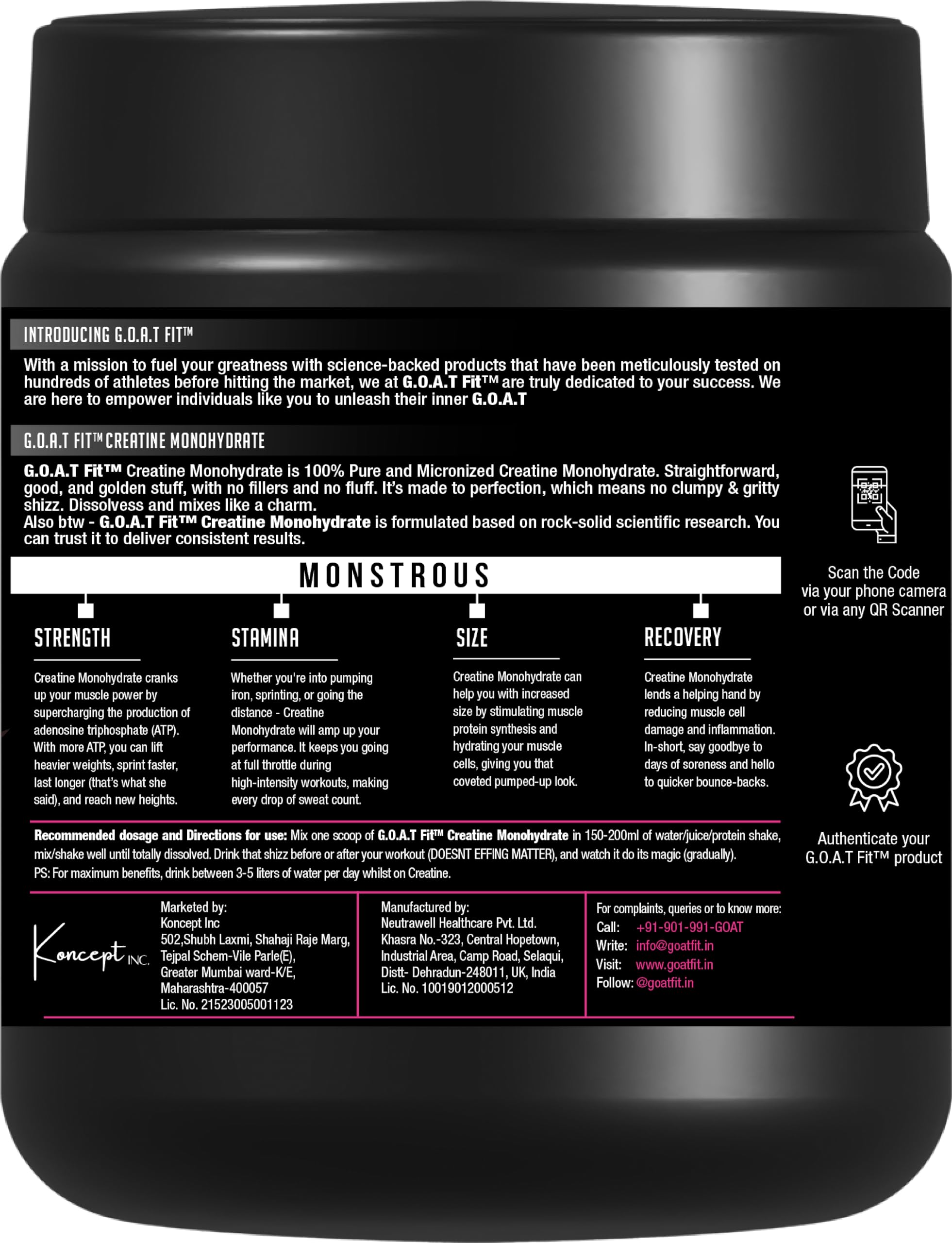 unflavored supplement for easy mixing