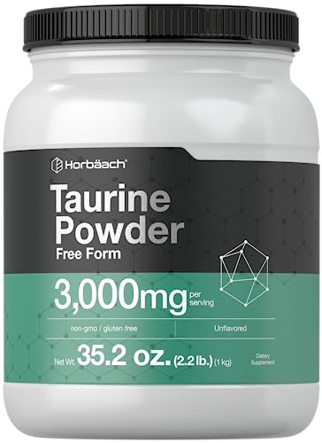 Unflavored taurine powder for smoothies