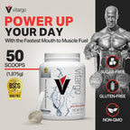 unflavored Vitargo powder for athletes