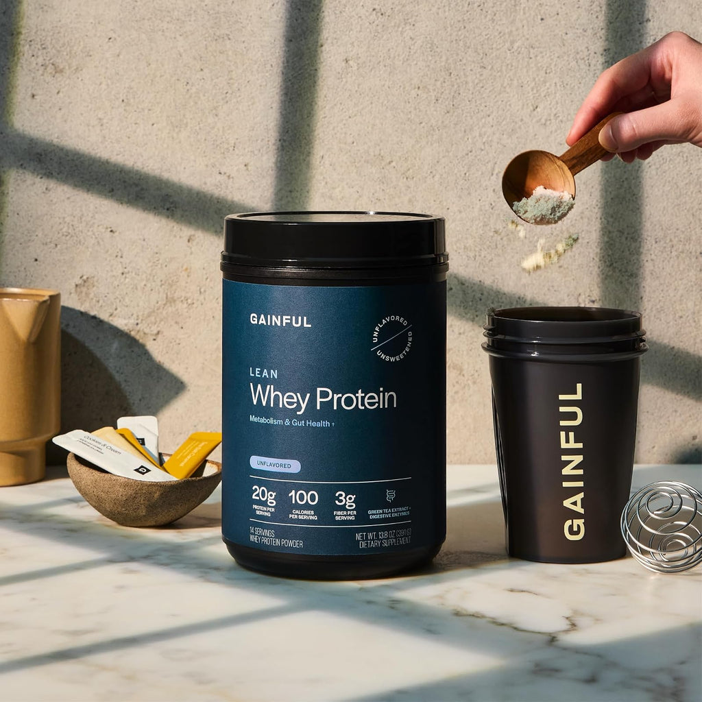 Unflavored whey protein for baking
