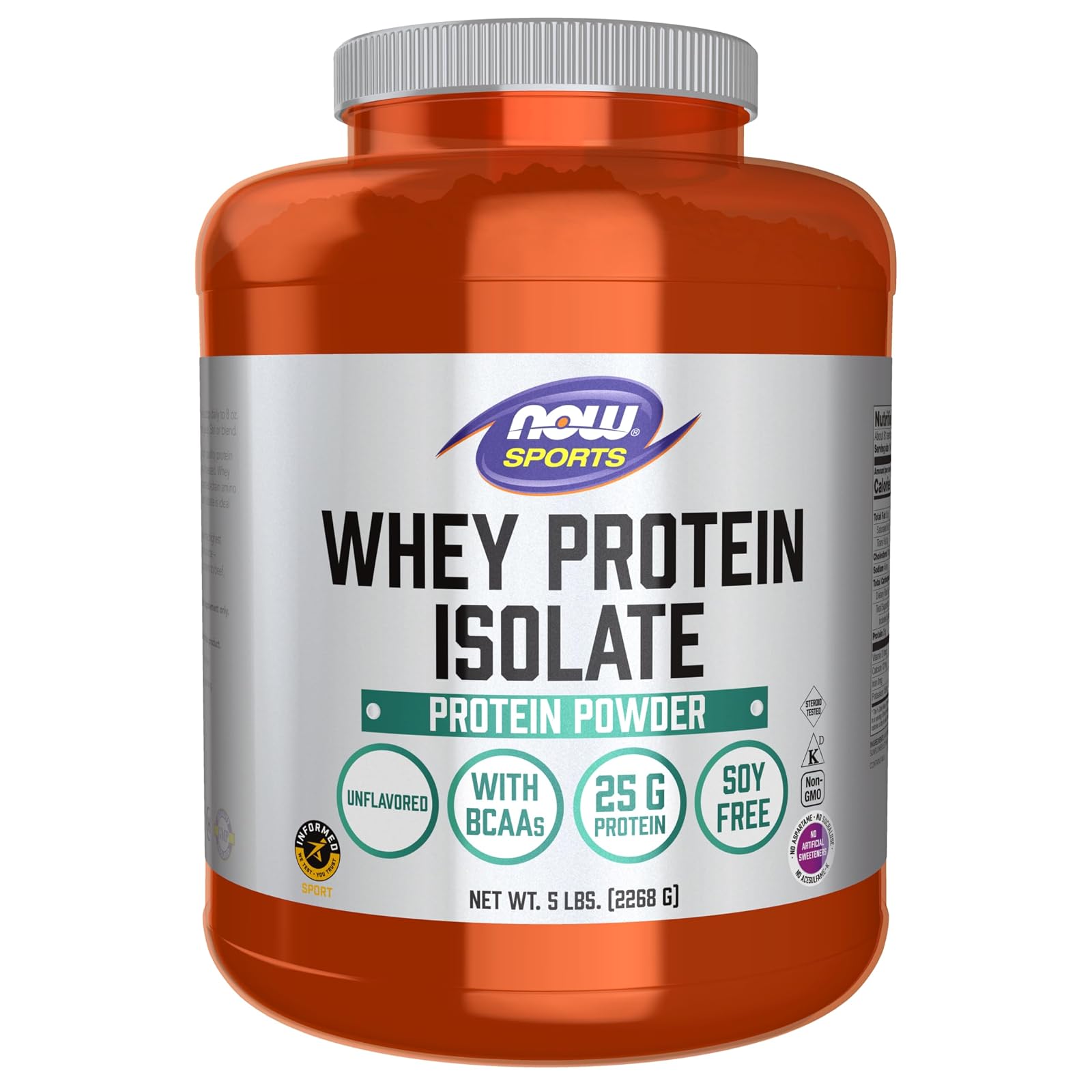 unflavored whey protein isolate powder