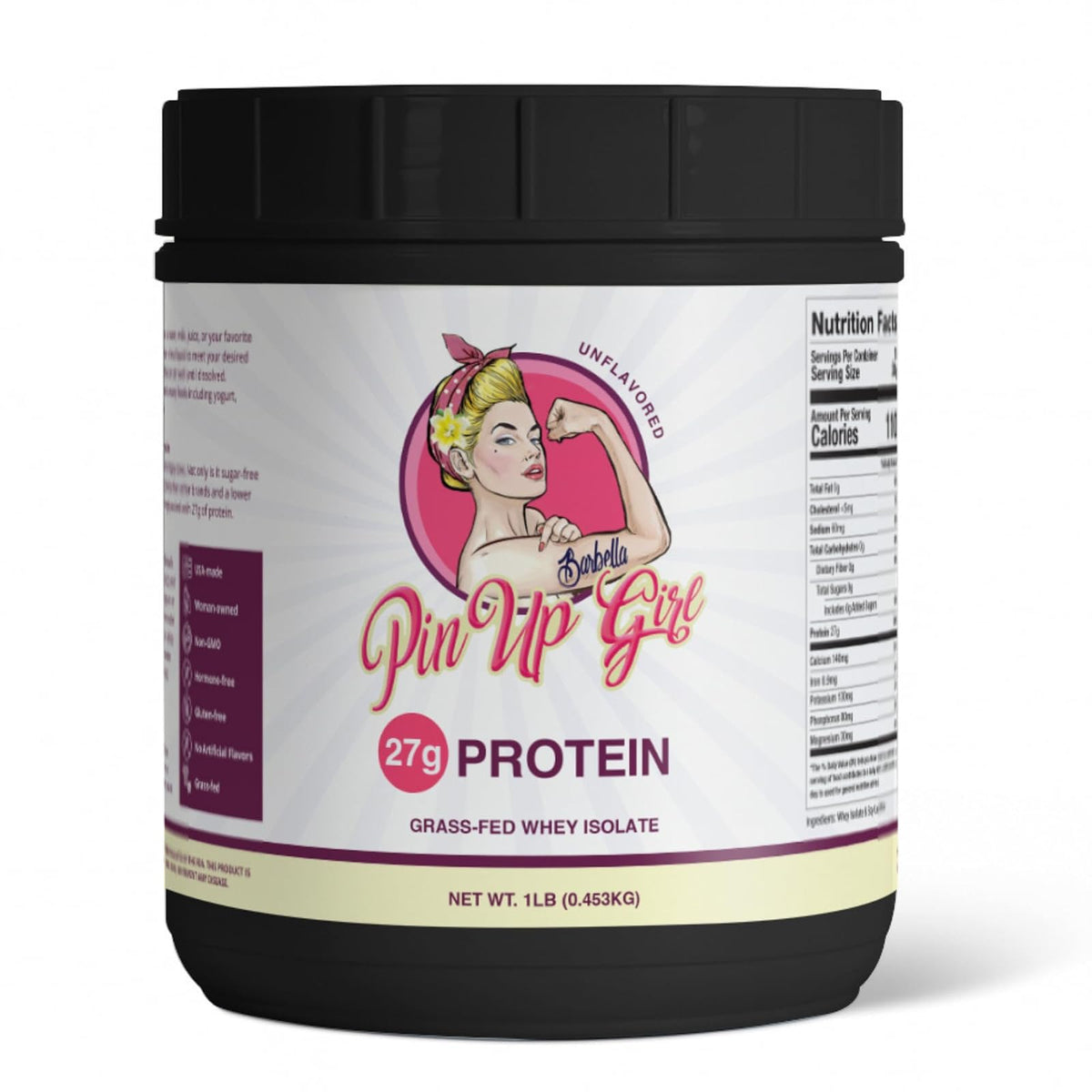 unflavored whey protein isolate powder