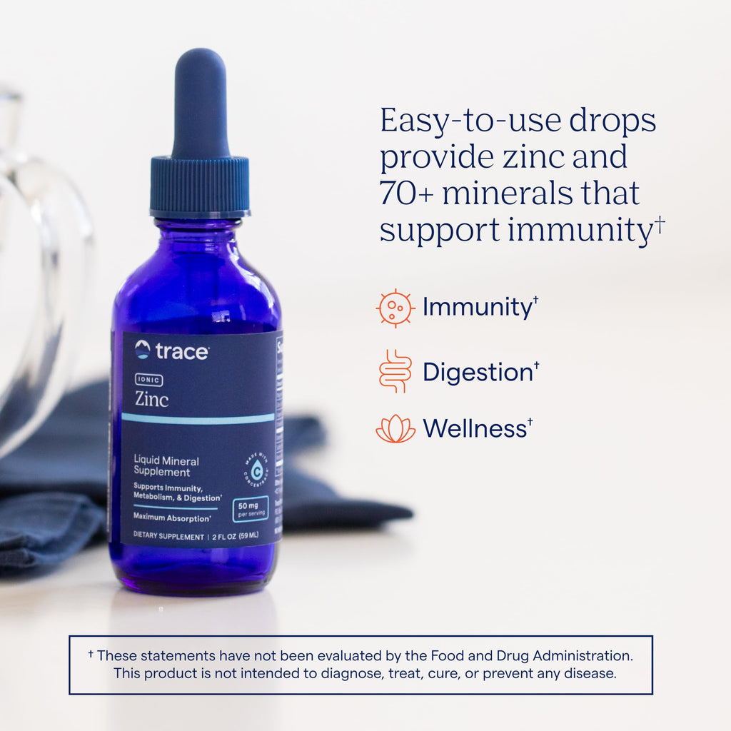 unflavored zinc drops for adults