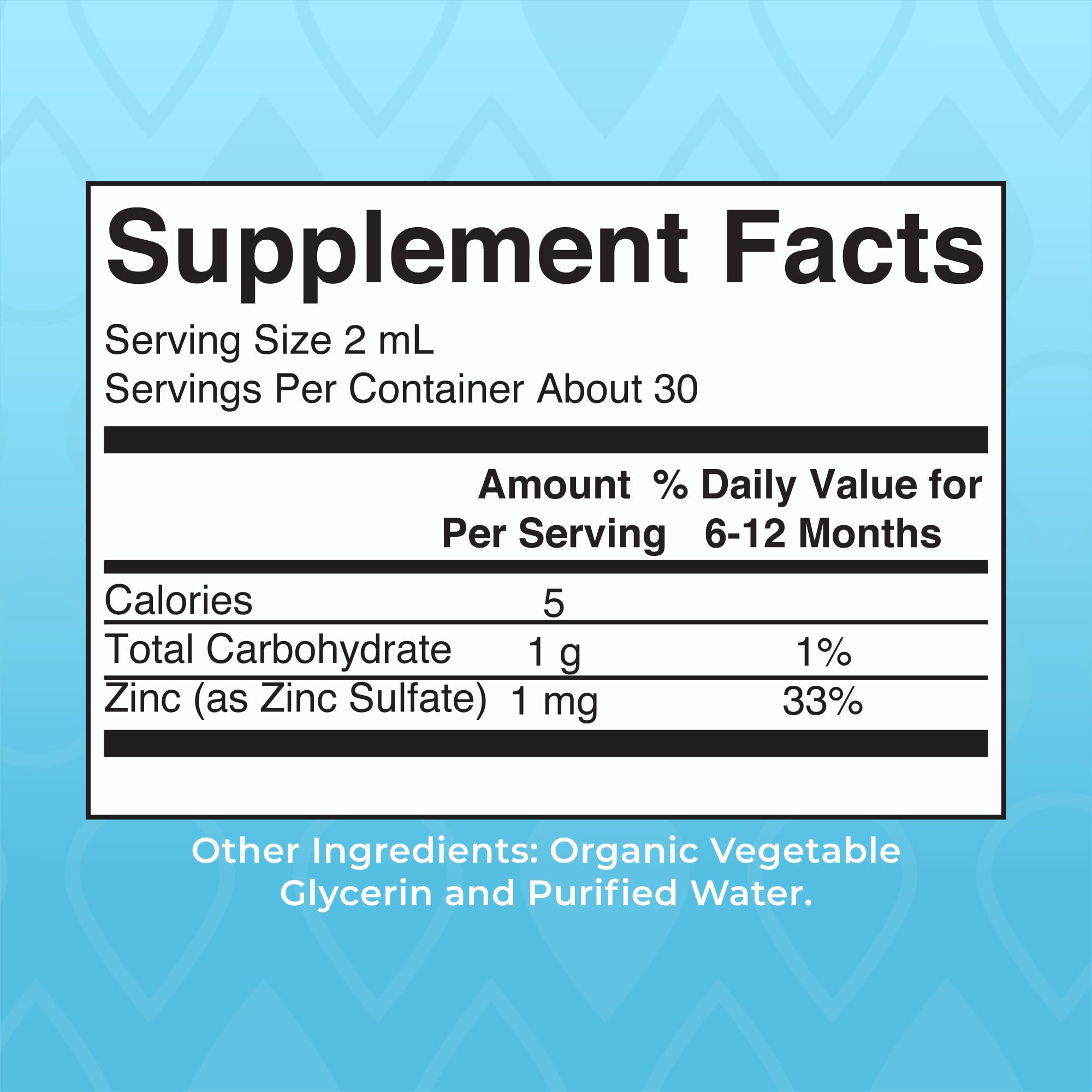 unflavored zinc liquid for kids