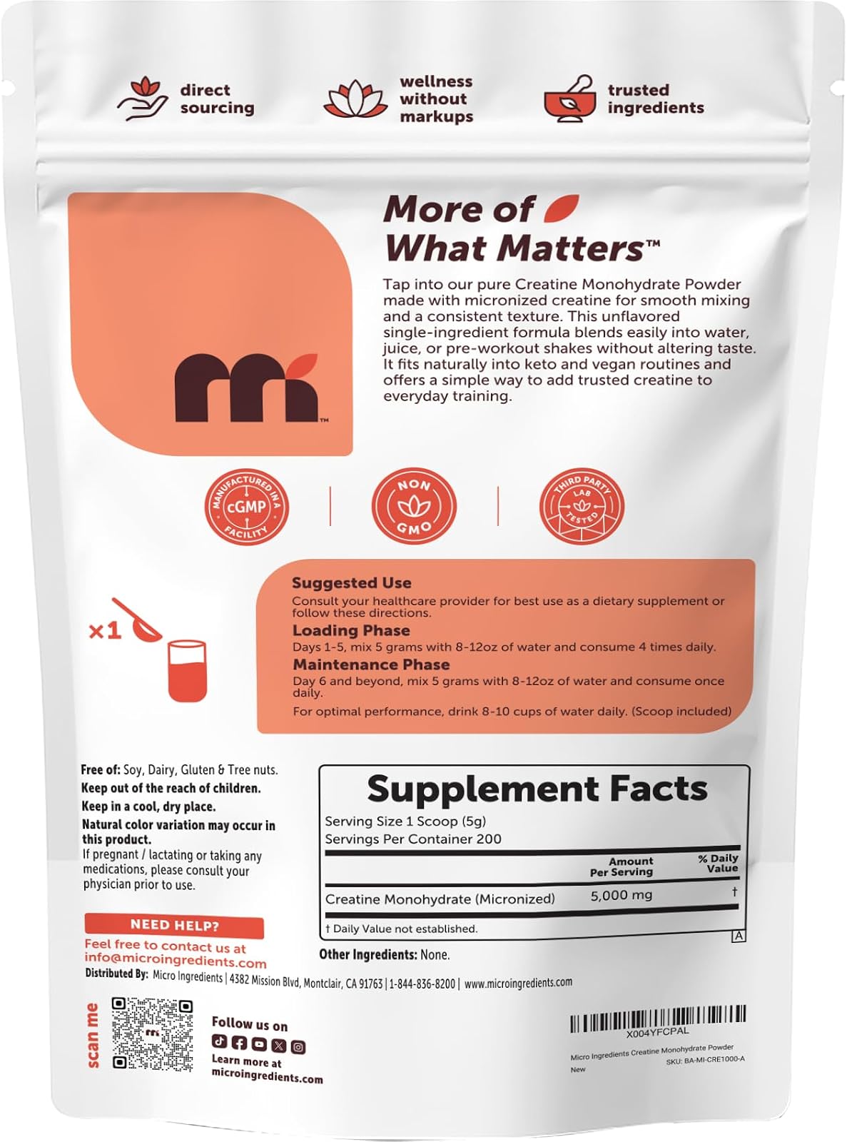 unflavoured creatine for versatile use