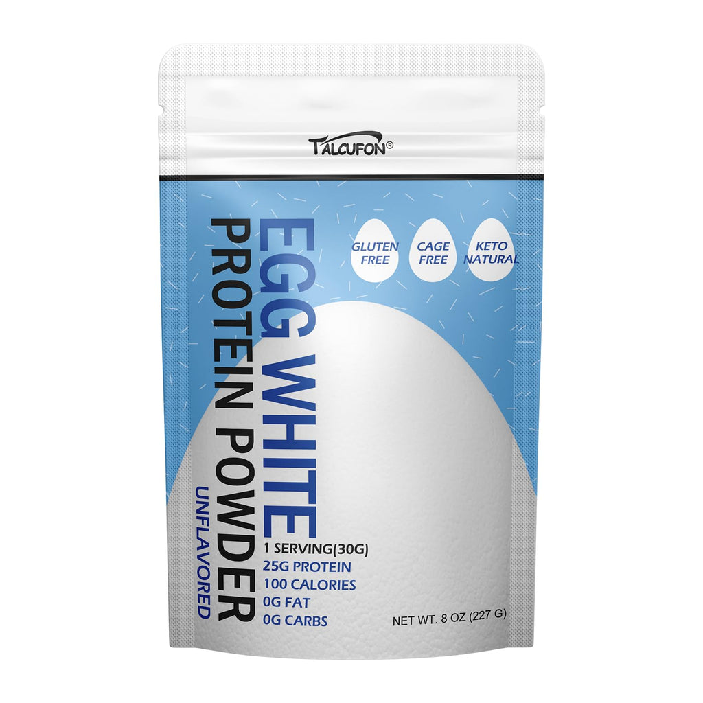 unflavoured egg white protein supplement